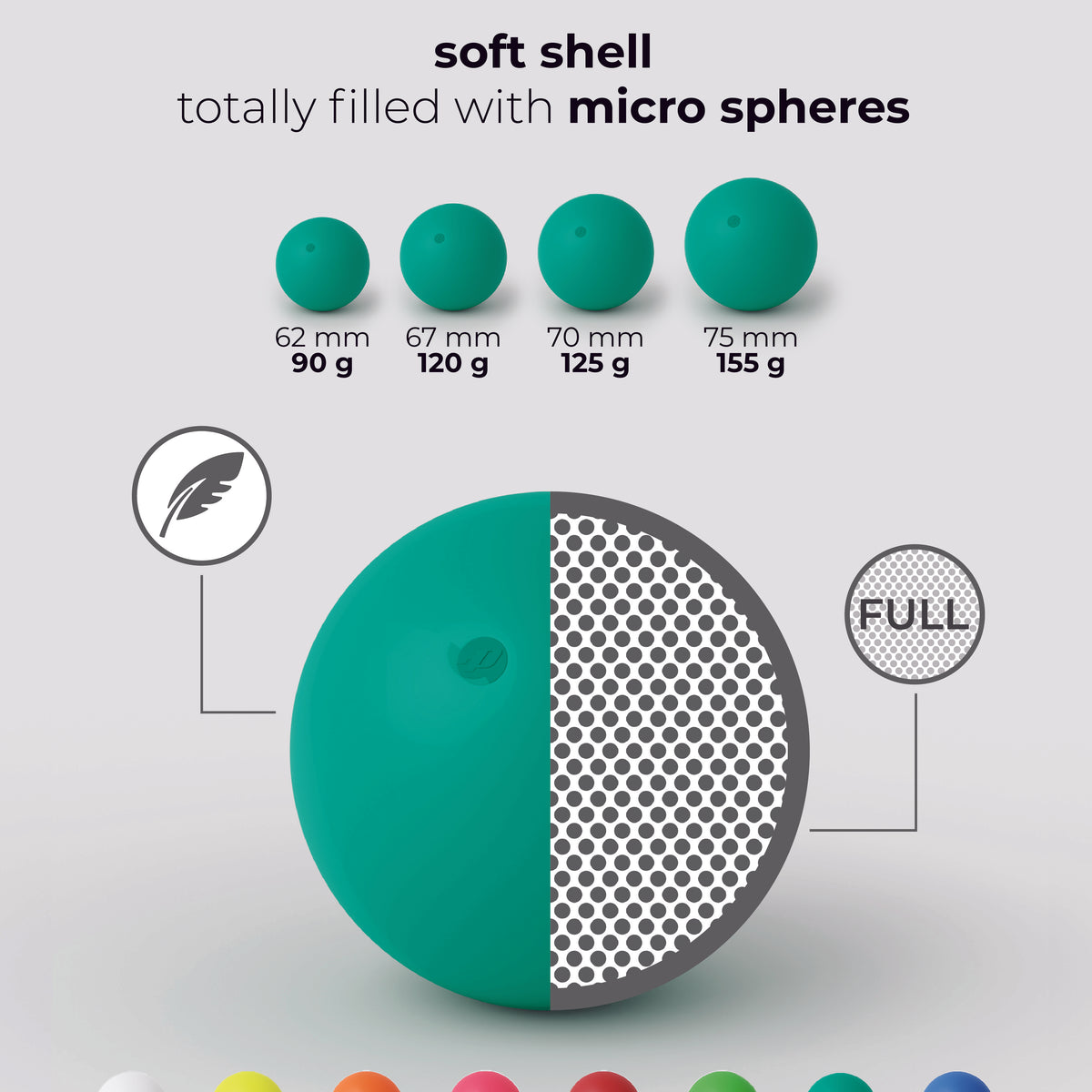 TT1 - Soft shell totally filled with plastic micro spheres - Play ...